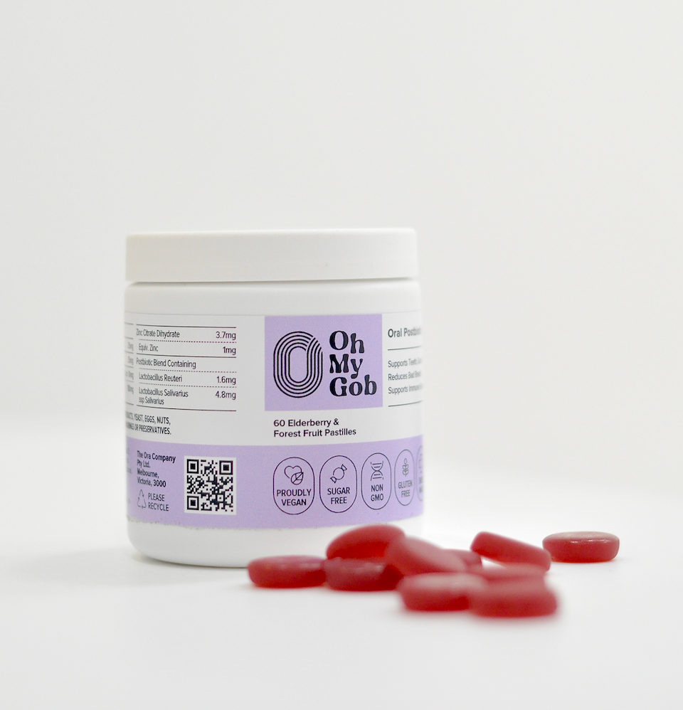 Oral Postbiotic Chewable Pastilles – Oh My Gob